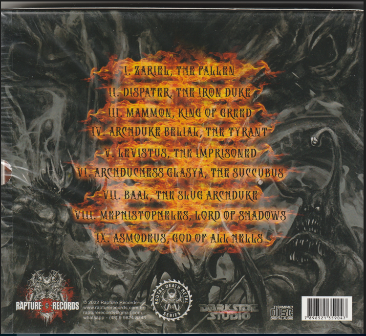 Infested Blood - IX Devil Kings CD – skilometal