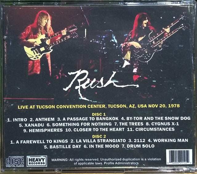 Rush - A Desert Passage 2xCD – skilometal