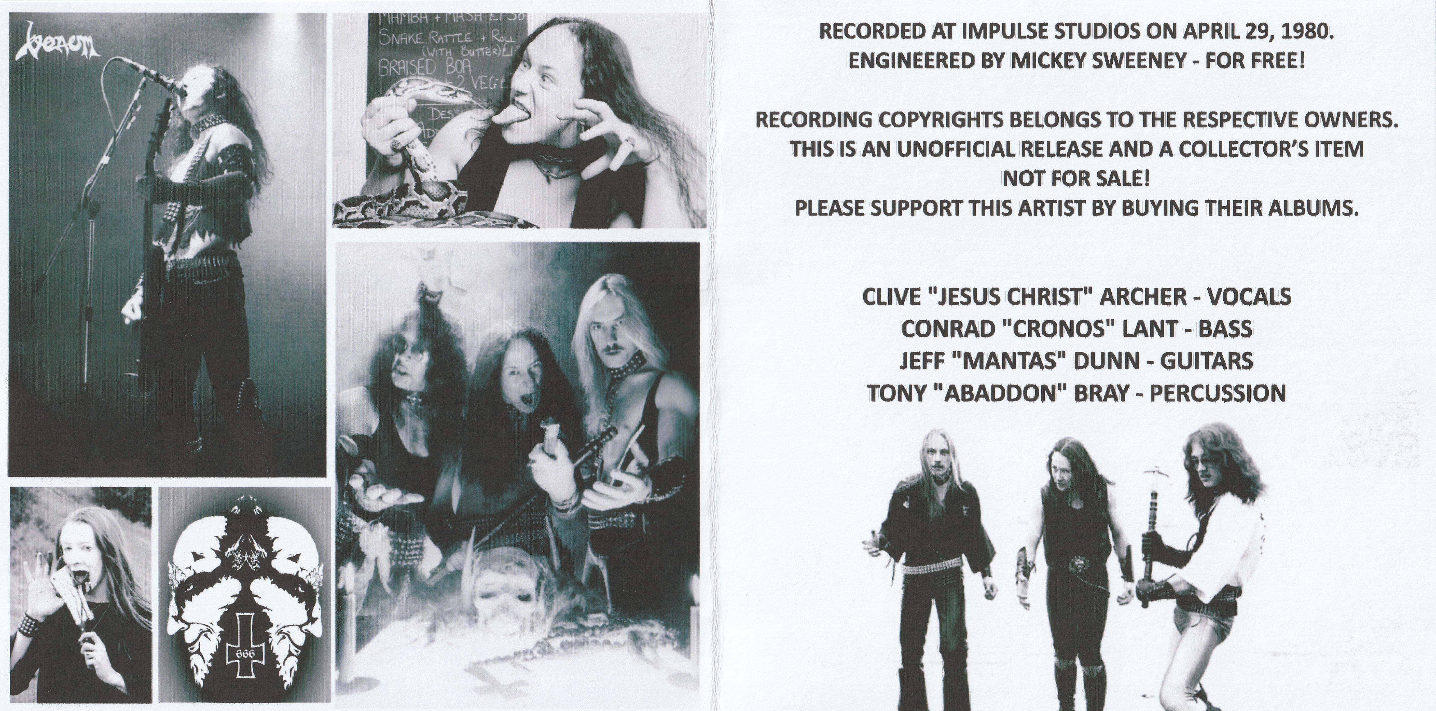 Venom - Demon (Demo 1980) CD – skilometal